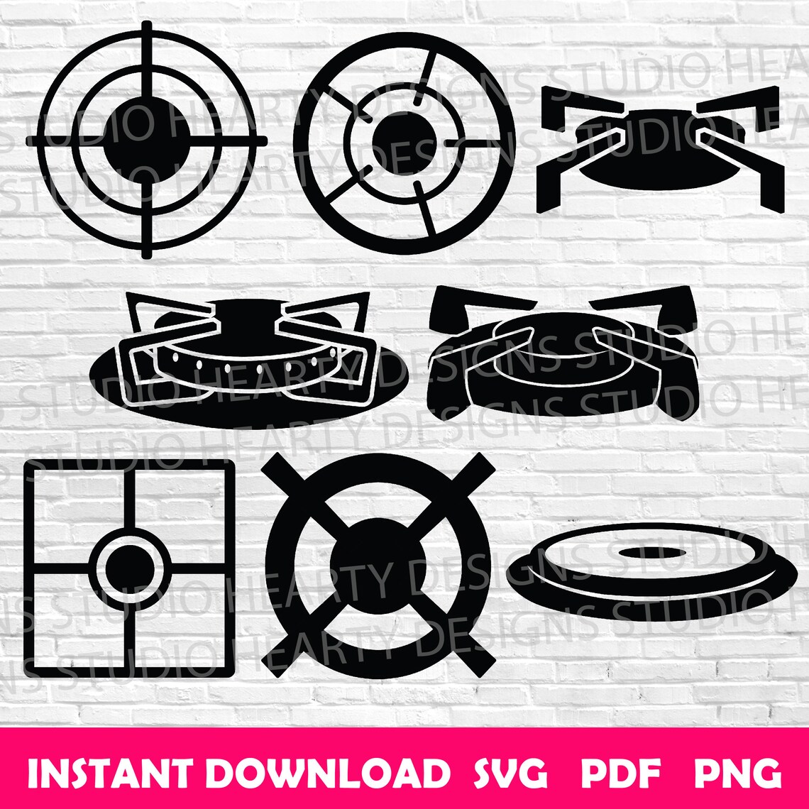 Gas Burner SVG Bundle: Clipart, Vector, Cut Files (digital Download) - Etsy