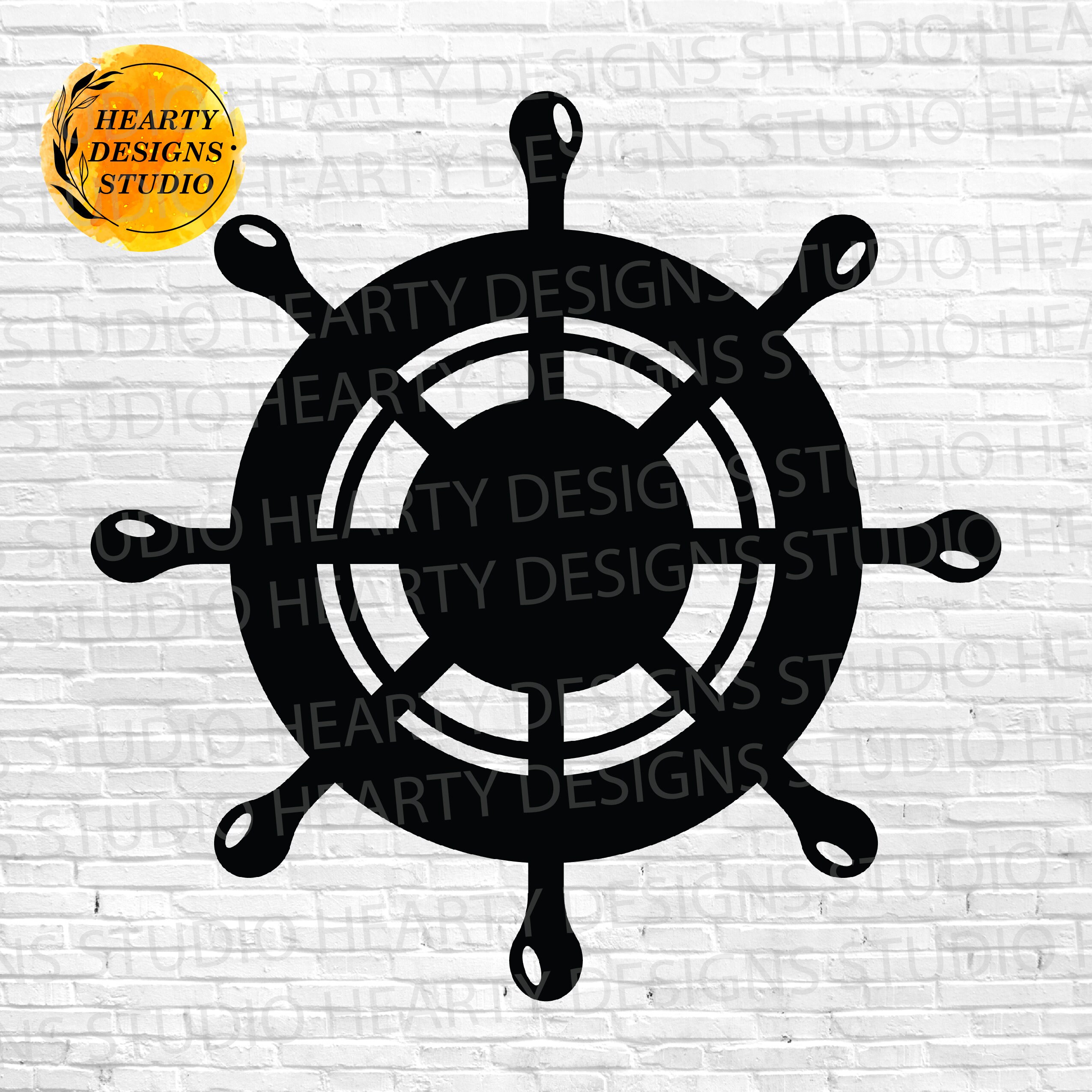 Ship Wheel SVG Bundle: Rudder Cut Files (digital Download) - Etsy