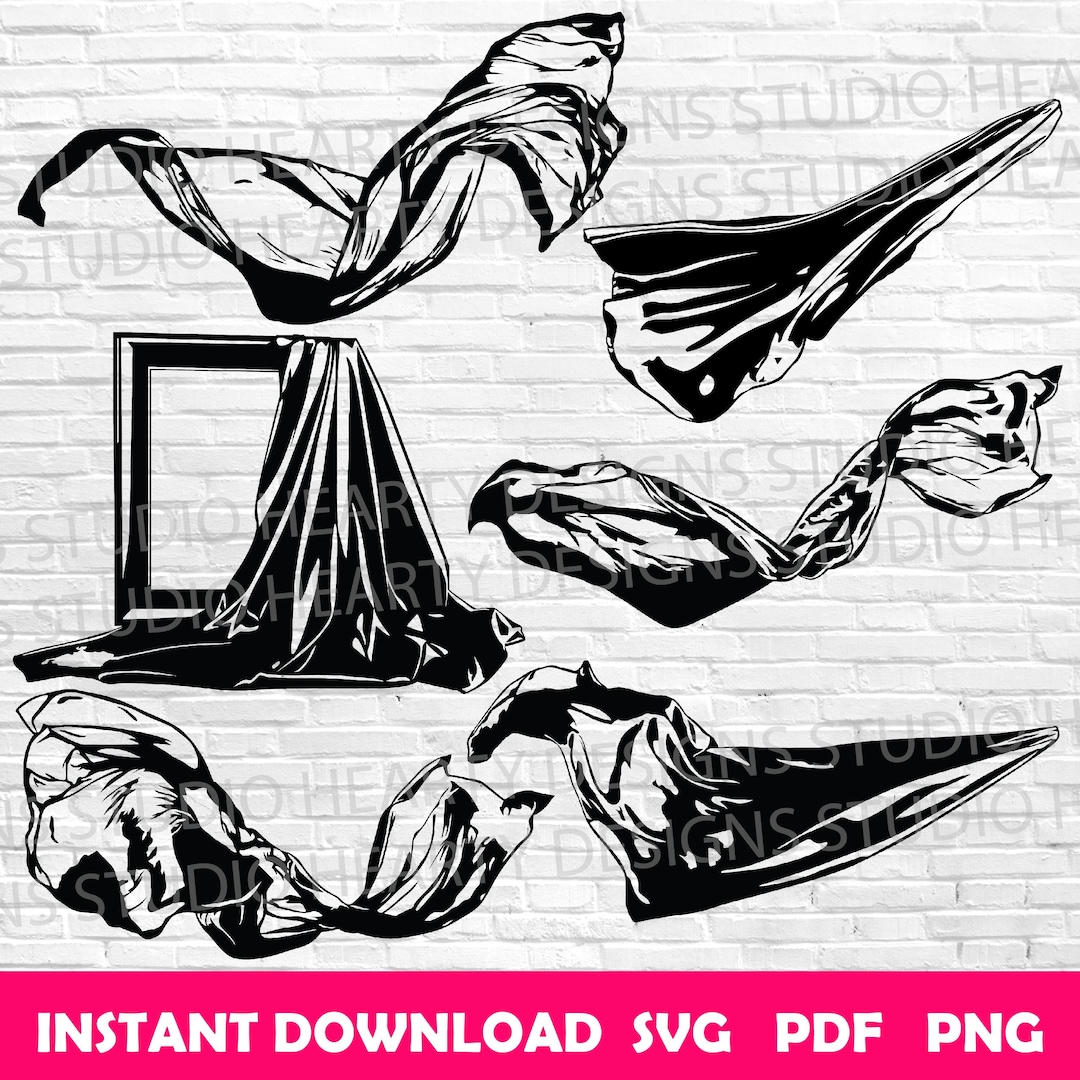 Drapery Svg Drapery Cricut Drapery Vector Drapery Svg Bundle Drapery ...