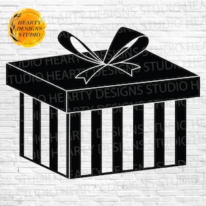 Gift Box Svg Gift Box Cricut Gift Box Vector Gift Box Svg Bundle Gift ...
