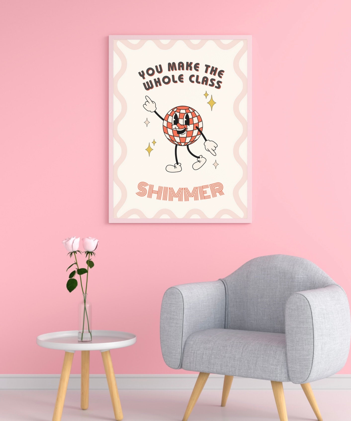 Retro Bejeweled Disco Cartoonclassroom Poster | TS Eras Tour | Cute ...