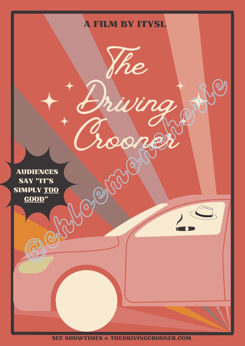 Cute Driving Crooner Fake Movie Poster, I Think You Should Leave ...