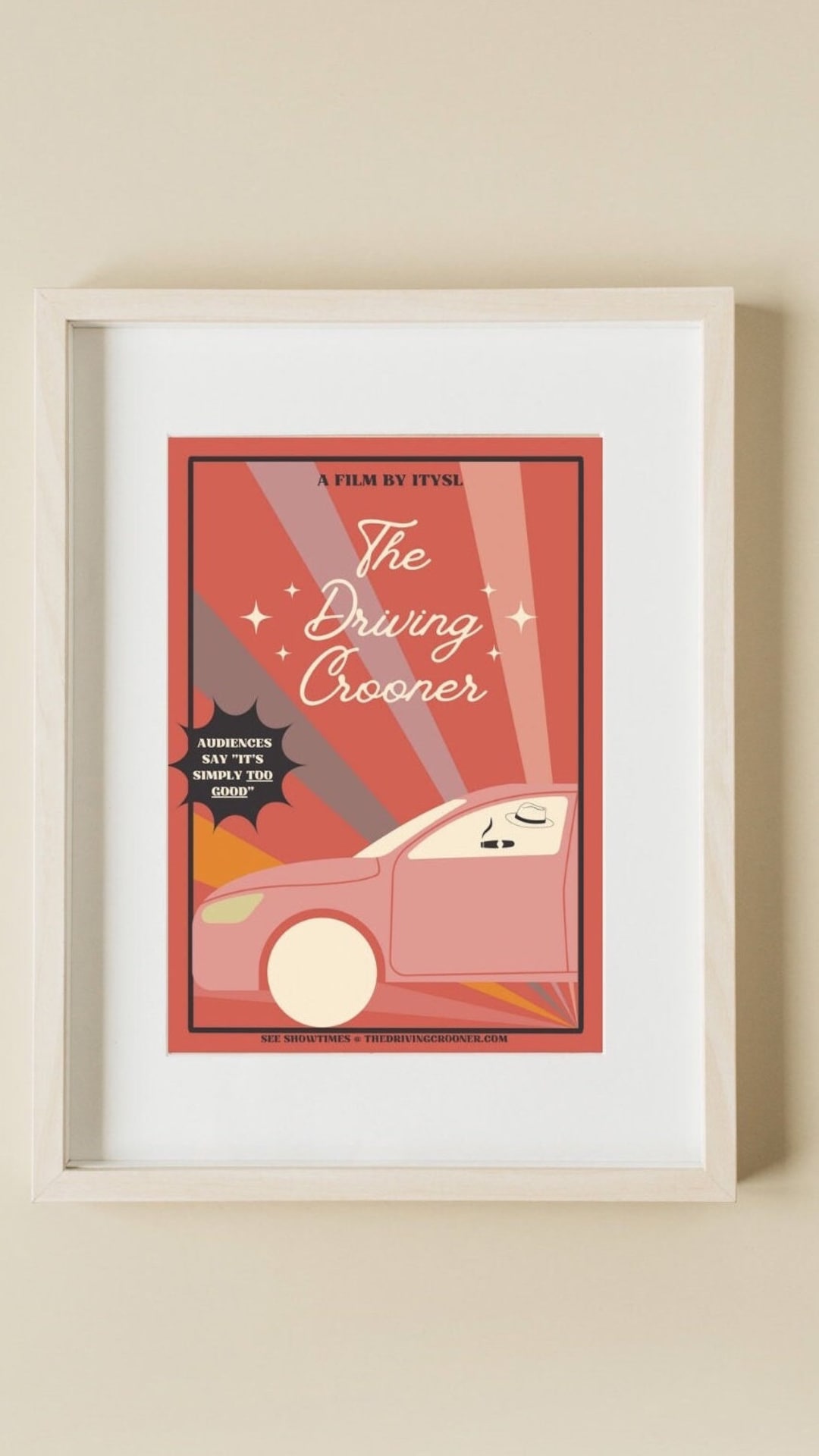 Cute Driving Crooner Fake Movie Poster, I Think You Should Leave ...