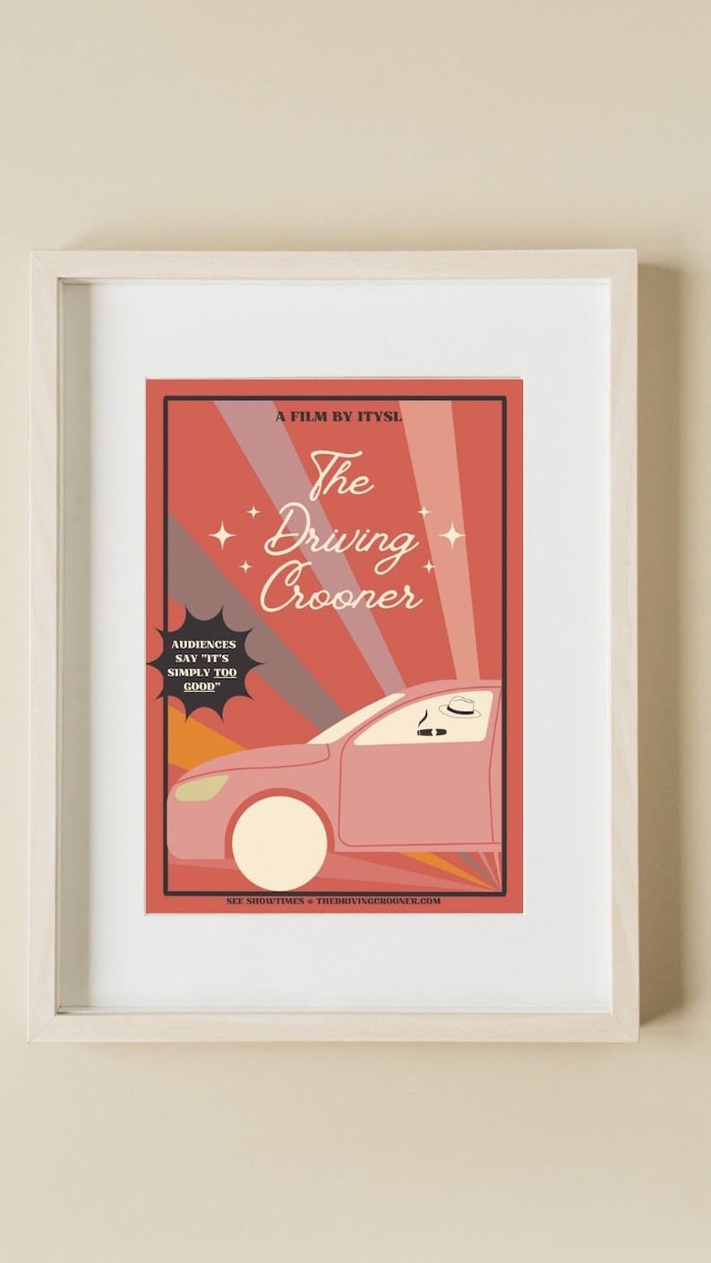 Cute Driving Crooner Fake Movie Poster, I Think You Should Leave ...