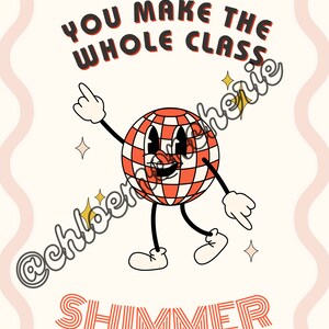 Retro Bejeweled Disco Cartoonclassroom Poster | TS Eras Tour | Cute ...