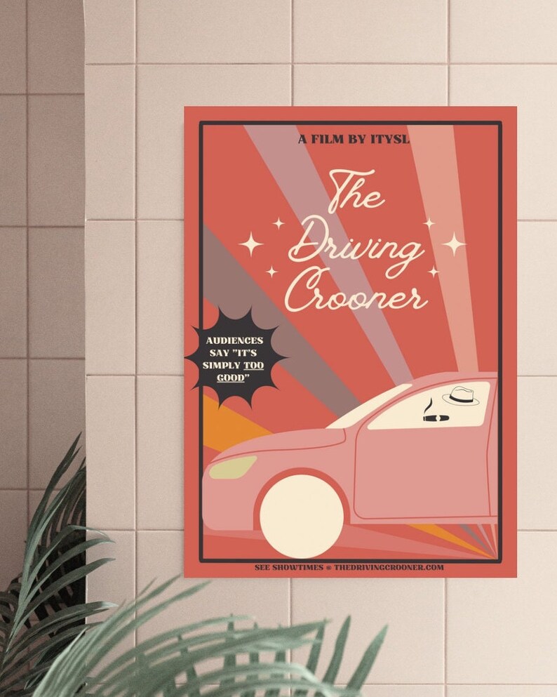 Cute Driving Crooner Fake Movie Poster, I Think You Should Leave ...