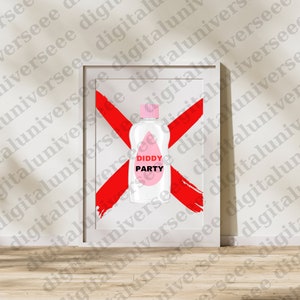Baby Oil Design , Diddy Sticker, Diddy Party , Puff Daddy PNG, Baby Oil ...