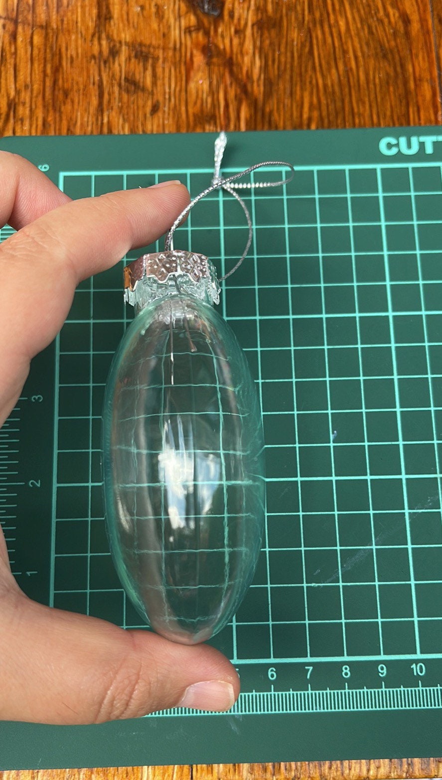 Unique Oval Shaped Glass Christmas Baubles - Etsy