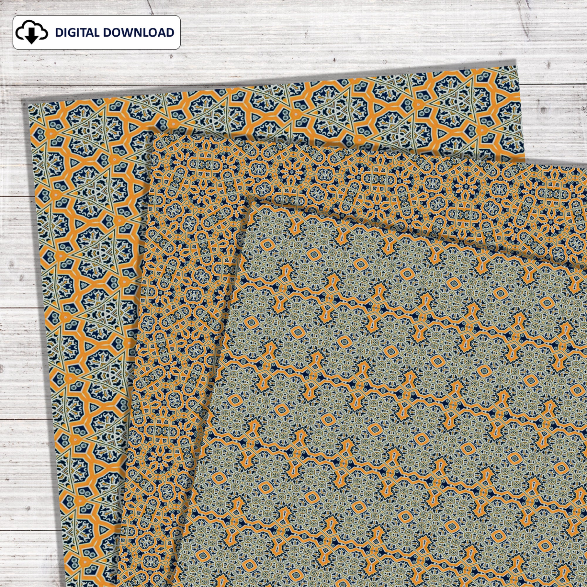 Digital Paper Pack,seamless Repeating Digital Designs, Decorative Paper ...