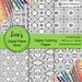 Geographic Shapes Coloring Pages for Adults Abstract Shapes - Etsy