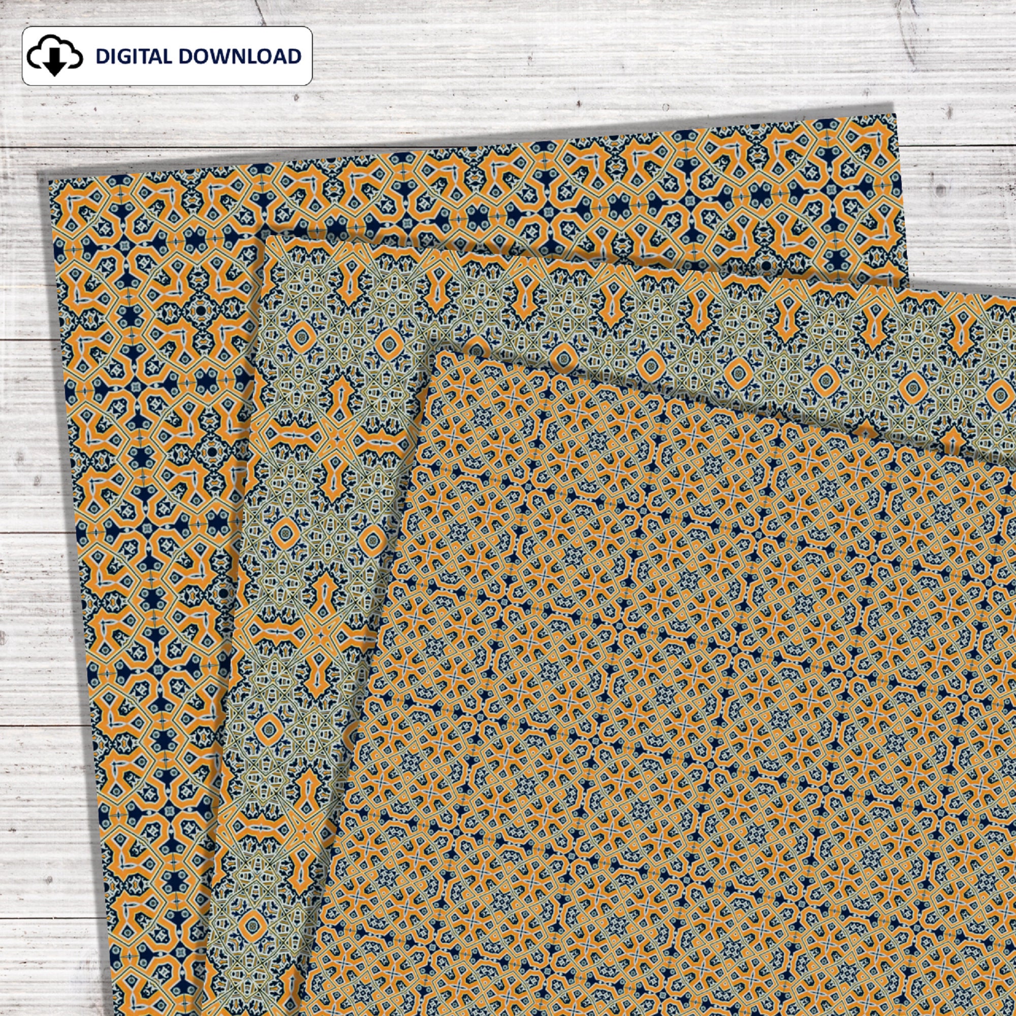 Digital Paper Pack,seamless Repeating Digital Designs, Decorative Paper ...