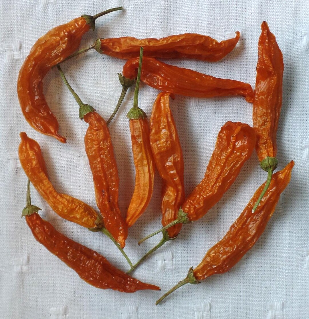Peru Orange 2-oz WHOLE Pepper Dried - Etsy