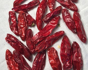 Dried Serrano Peppers Certified Organic Serrano Pepper - Etsy