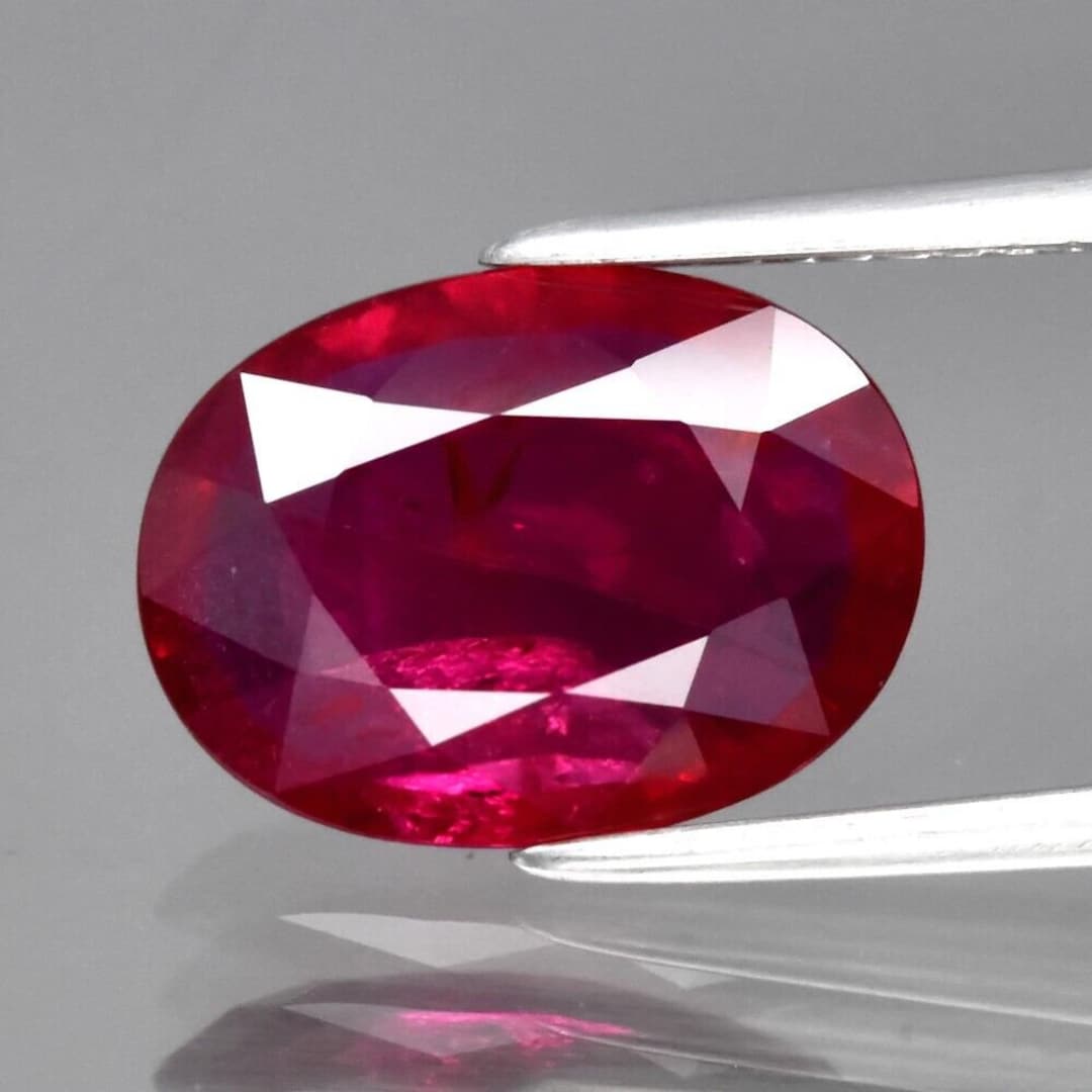 8 Carat Natural Ruby Brighter Pure, Vibrant Burma Pigeon Bloody Red ...