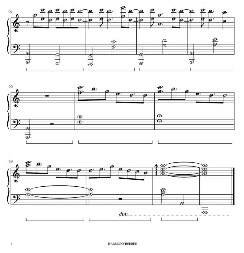 Fallin' Flower KPOP Piano Sheet Music - Seventeen (PDF) - Etsy