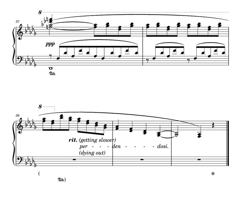 Consolations 3 by Franz Liszt Grade 6 Piano Sheet Music Score With Note ...