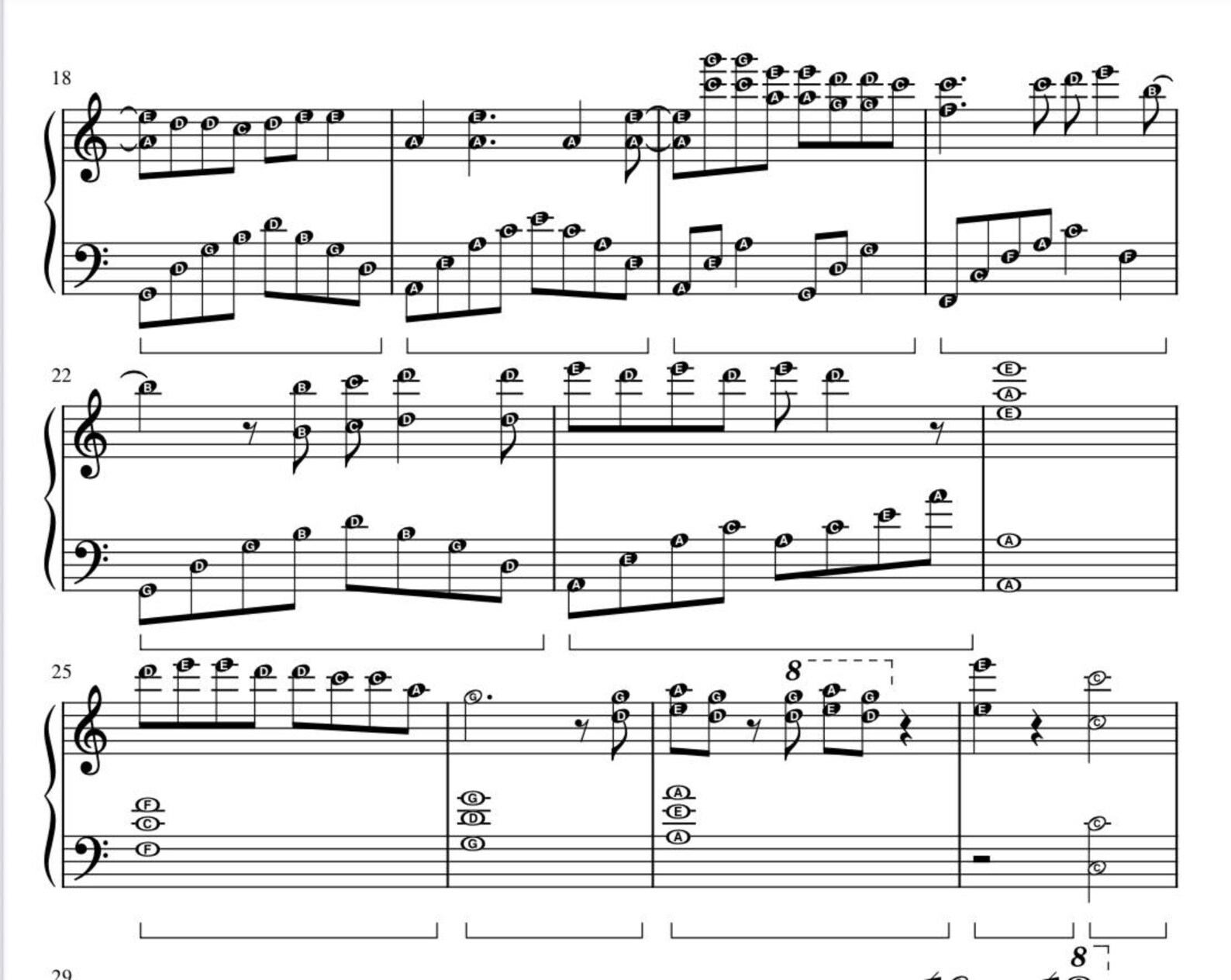 Fallin' Flower KPOP Piano Sheet Music - Seventeen (PDF) - Etsy
