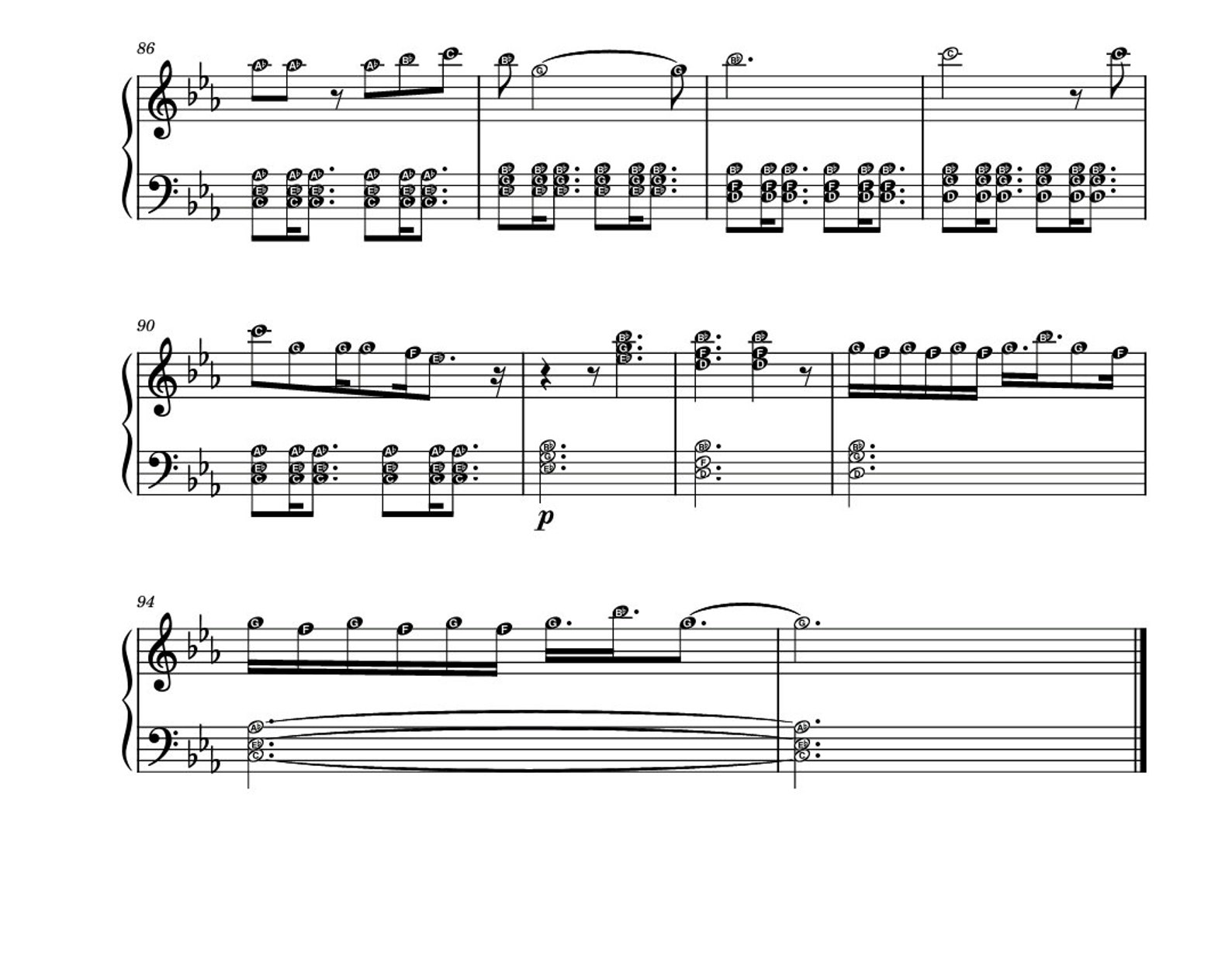 Traitor - Olivia Rodrigo Piano Sheet Self Learning Series Pop Song With ...