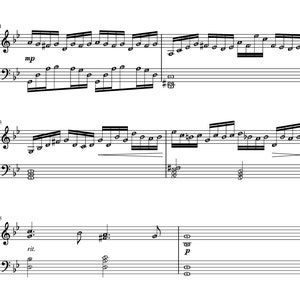 Bach G Minor Piano Sheet Music: Note Names, Self Learning (PDF) - Etsy