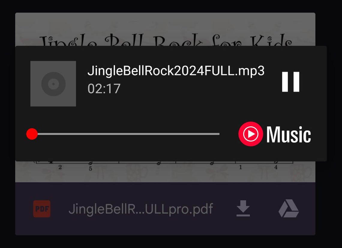 Jingle Bell Rock for Kids - Nice Piano Sheet Music With Note Names ...