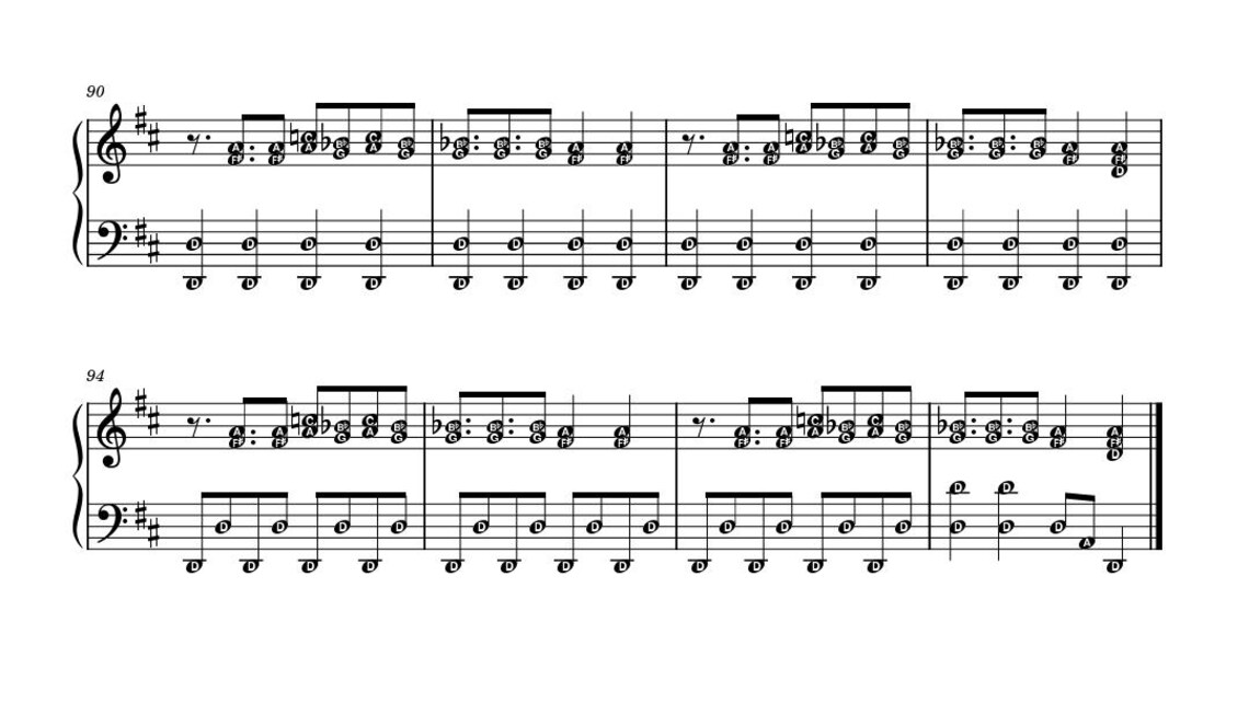 Jump Piano Sheet Music Score With Note Names KPOP - Etsy