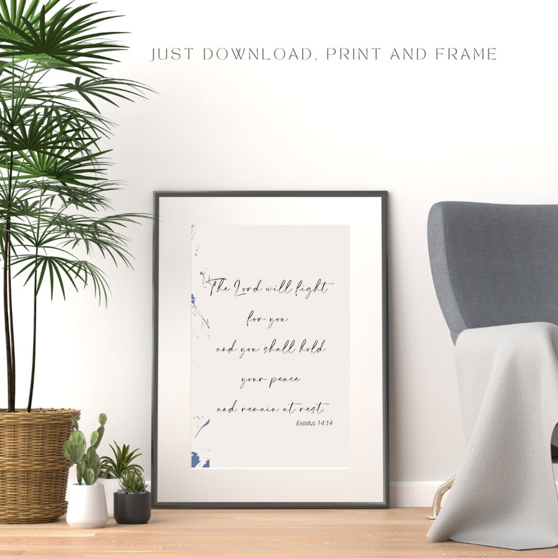 Scripture Printable Wall Art, Pastel Decor, Aesthetic Decor, Wall Decor ...