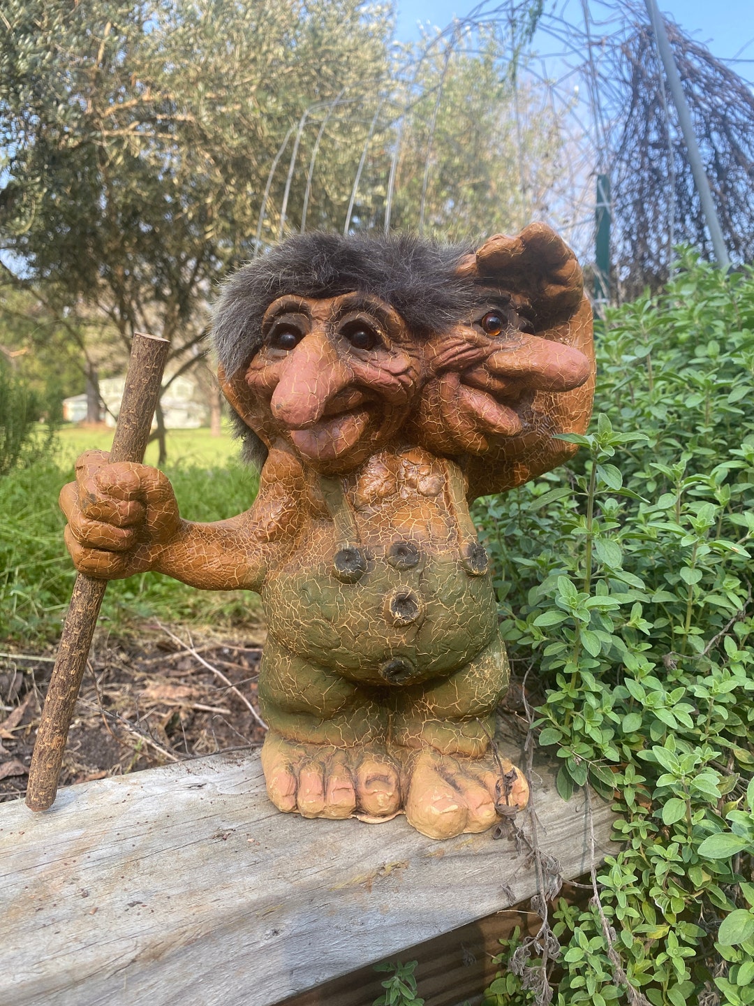 Vintage Nyform Two-headed Troll - Etsy