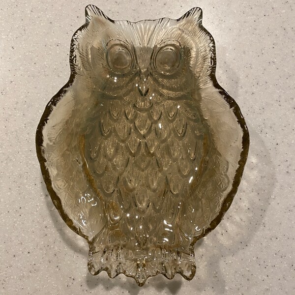 Owl Dish - Etsy