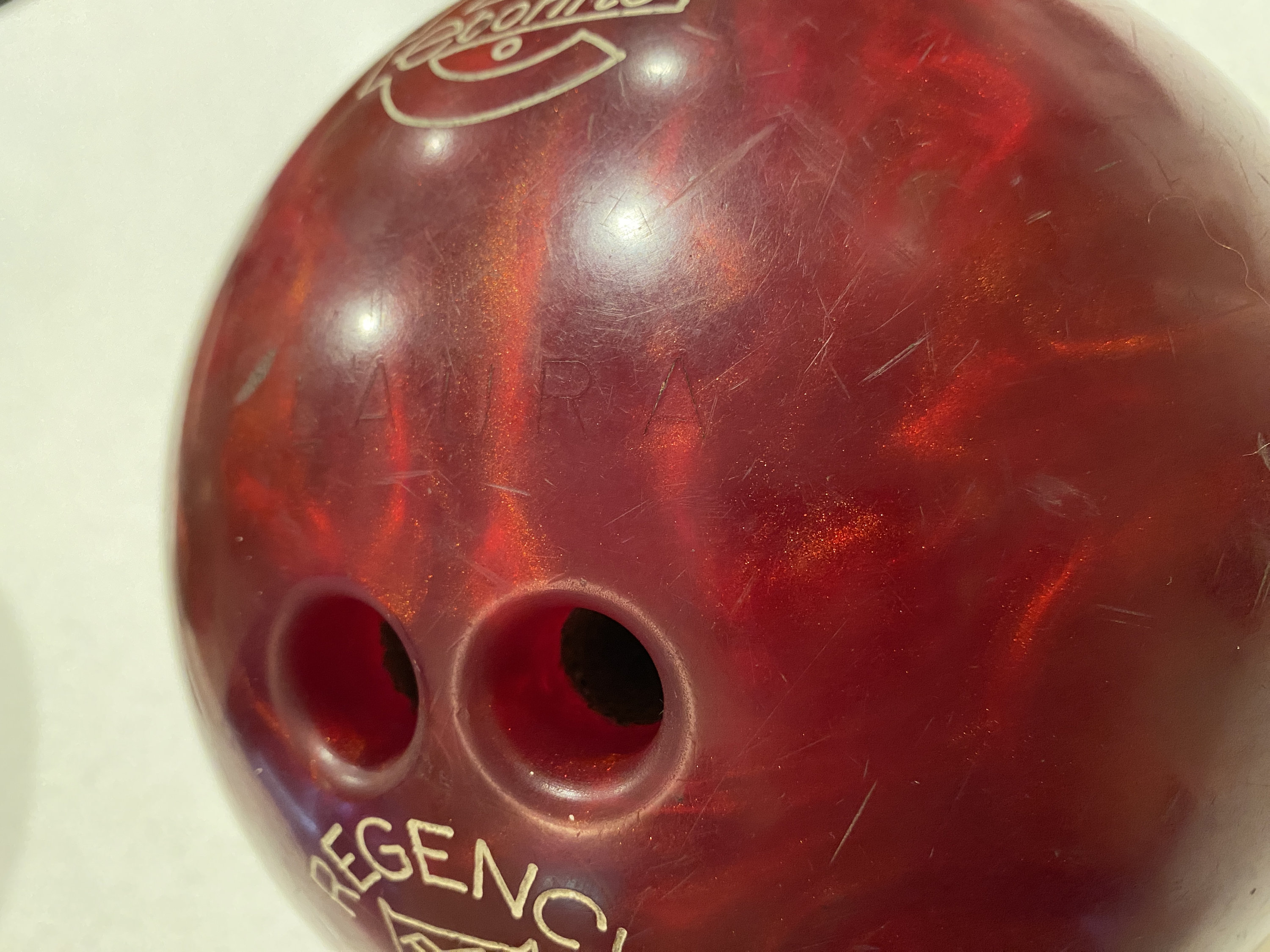 Ebonite Regency Supreme 10 Pound Red Bowling Ball - Etsy