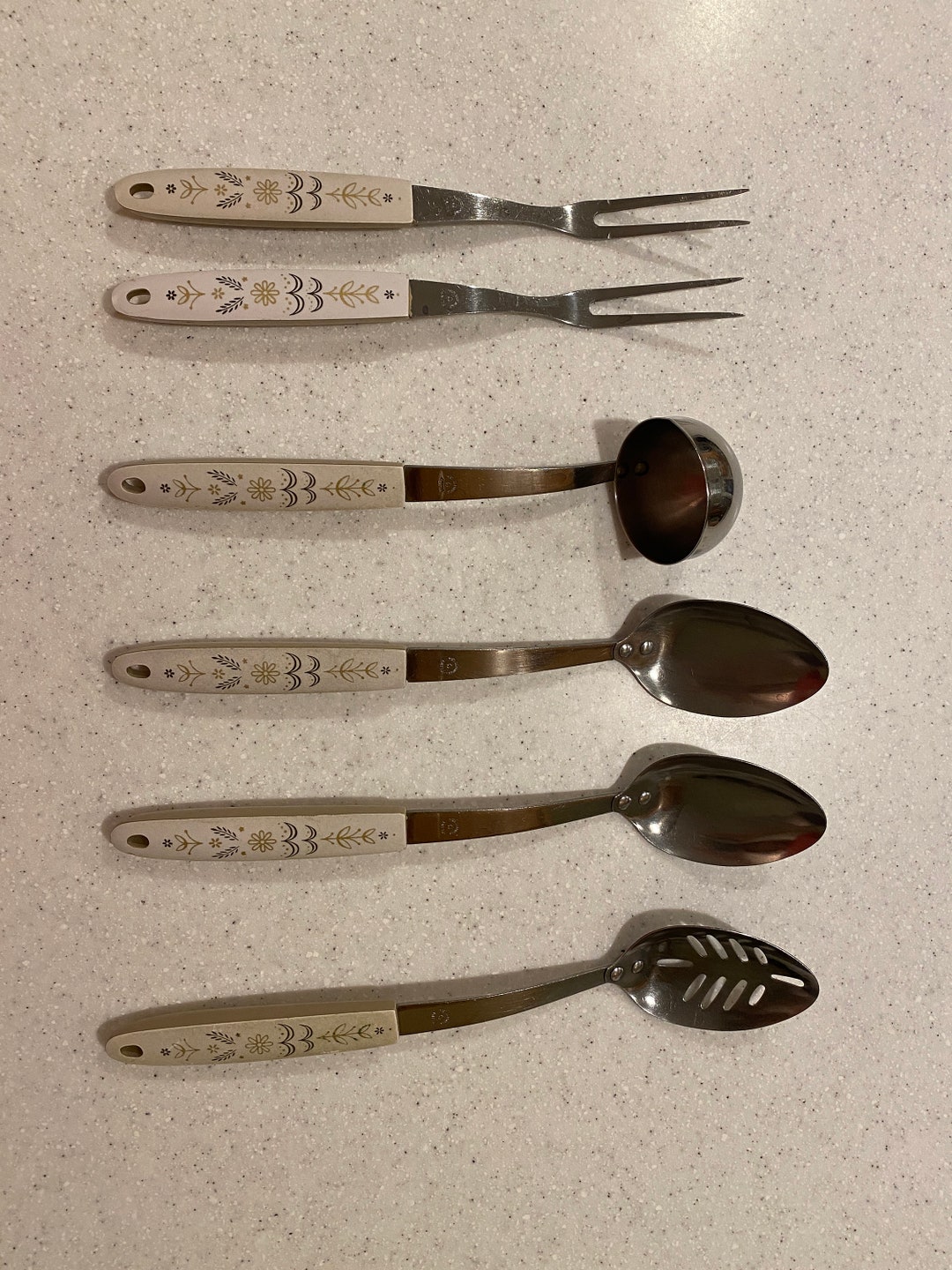 Midcentury Flint Wheat Pattern Kitchen Utensils - Etsy
