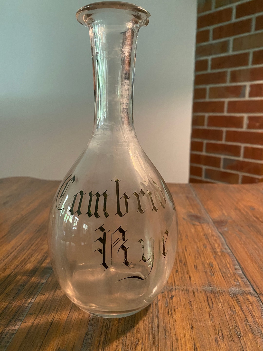 Antique Back Bar Whiskey Bottle - Etsy