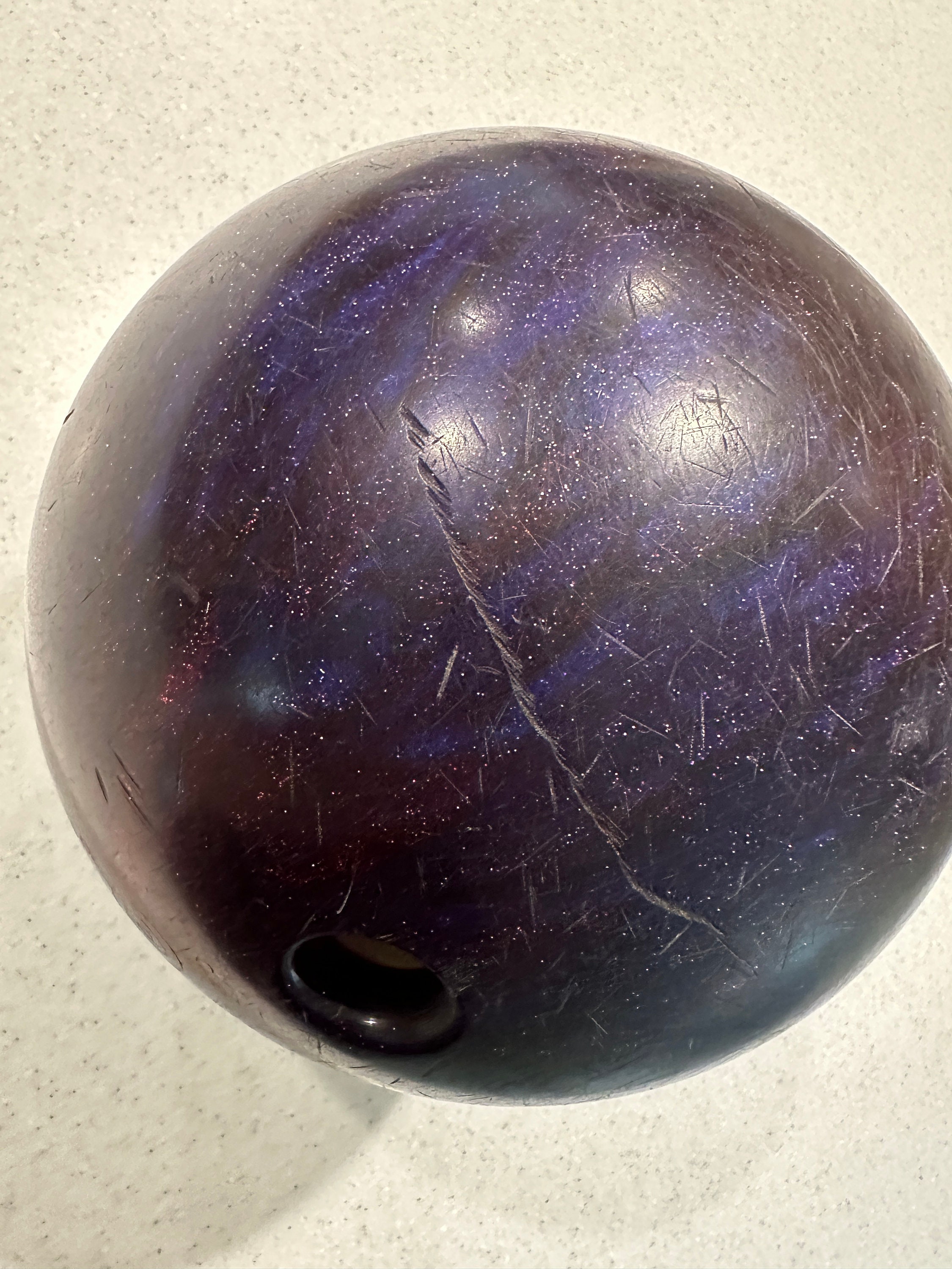Purple Bowling Ball