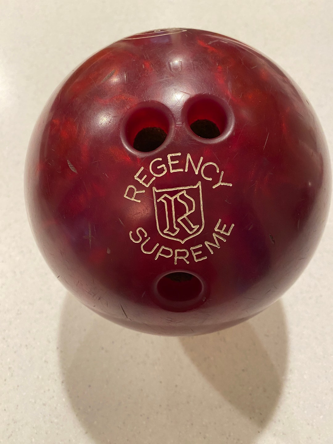 Ebonite Regency Supreme 10 Pound Red Bowling Ball - Etsy