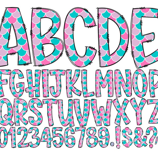 Mermaid Letters - Etsy Australia