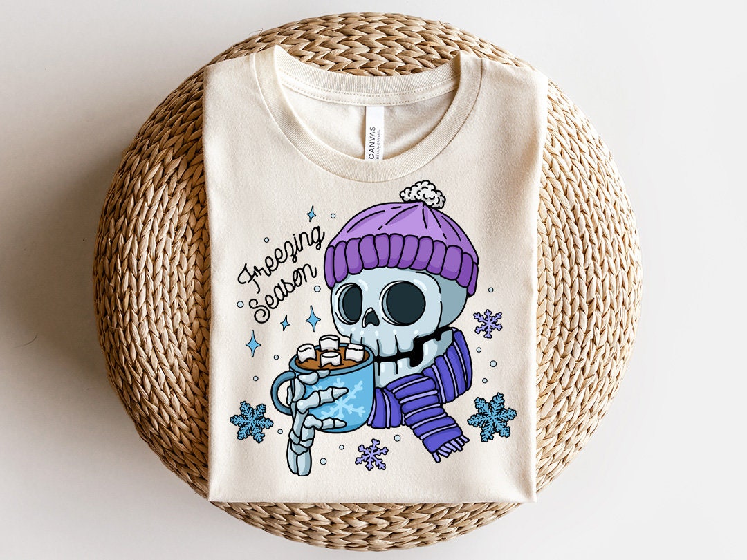 Freezing Season Png Skull PNG Digital Download Winter Snow - Etsy