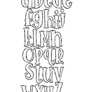 Confetti Funfetti Doodle Letters, Alphabet and Numbers PNG Doodle ...