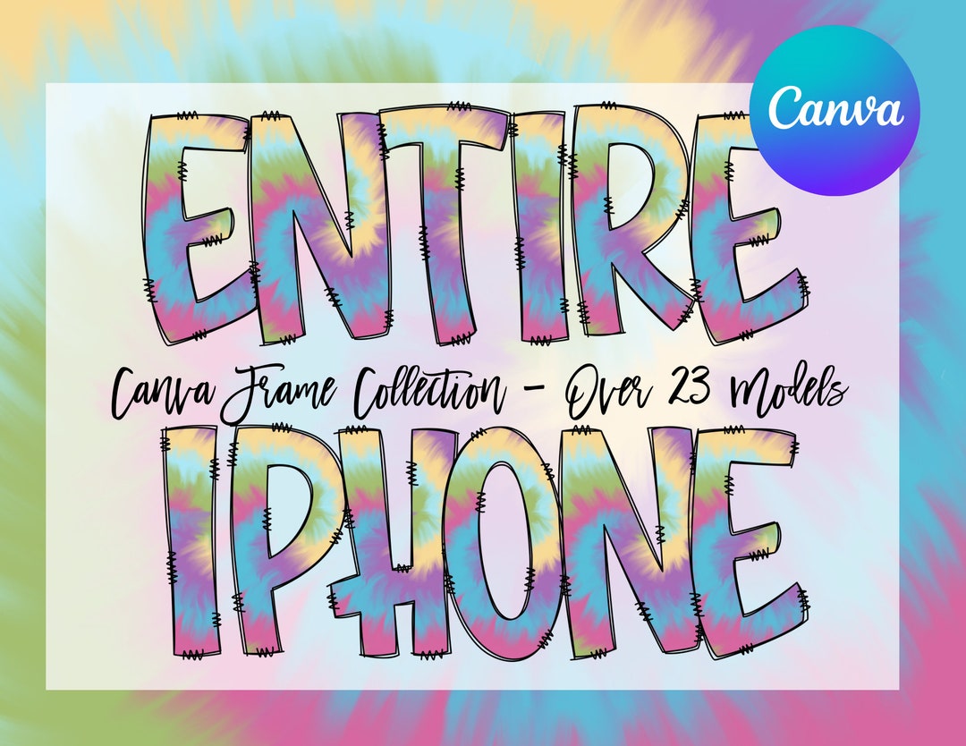 23x iPhone Case CANVA Frames, Sublimation Phone Mega Bundle, Drag and ...