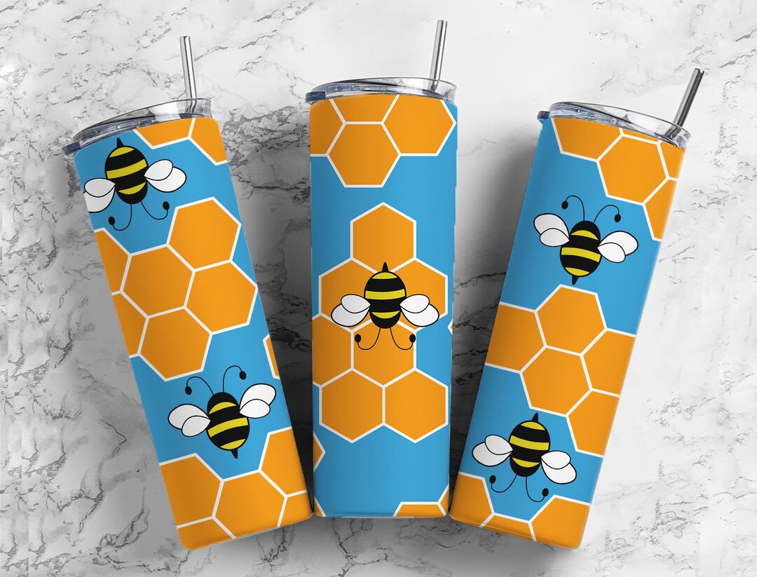 Bee Keeper 20oz Cup Sublimation Tumbler Wrap Design, 9.2 X 8.3 Straight ...