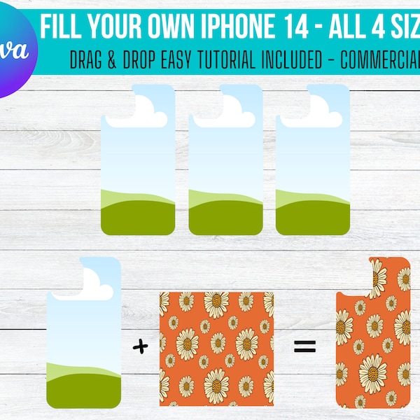 iPhone 14 Sublimation Case Canva - Etsy