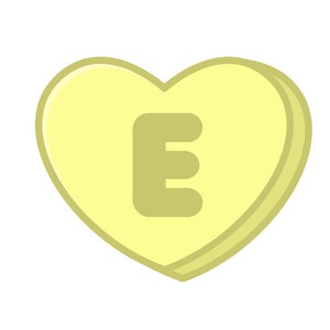 Candy Heart Alphabet, Love Heart Alphabet, Love Alphabet PNG, Entire ...