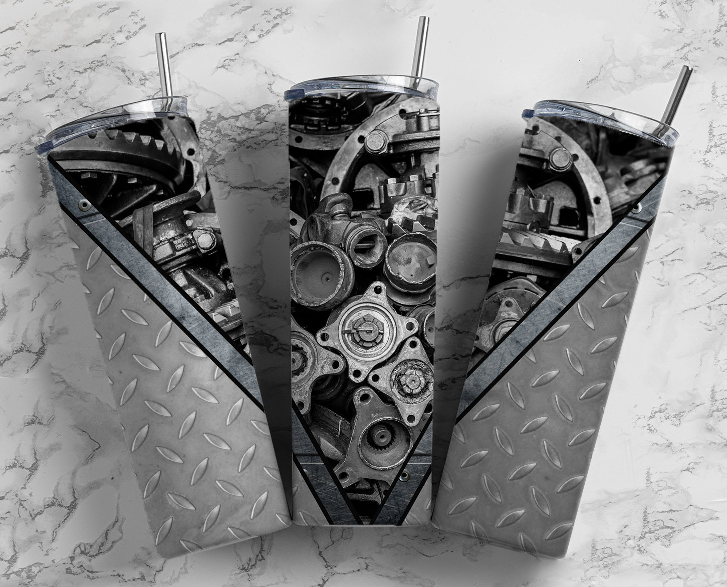 Car Mechanic 20oz Sublimation Tumbler Designs, Motor Steel V Split 9.2 ...