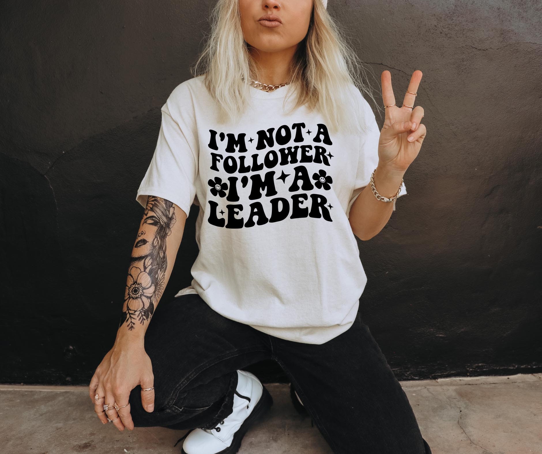 Im Not A Follower Im A Leader Svg Files, Svg Tshirt, Png and Svg ...