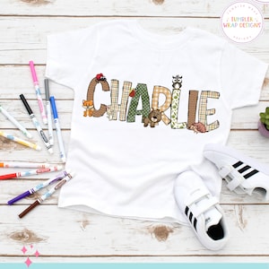 Woodlands Doodle Letters, Cute Woodland Animal Alphabet PNG, Entire ...