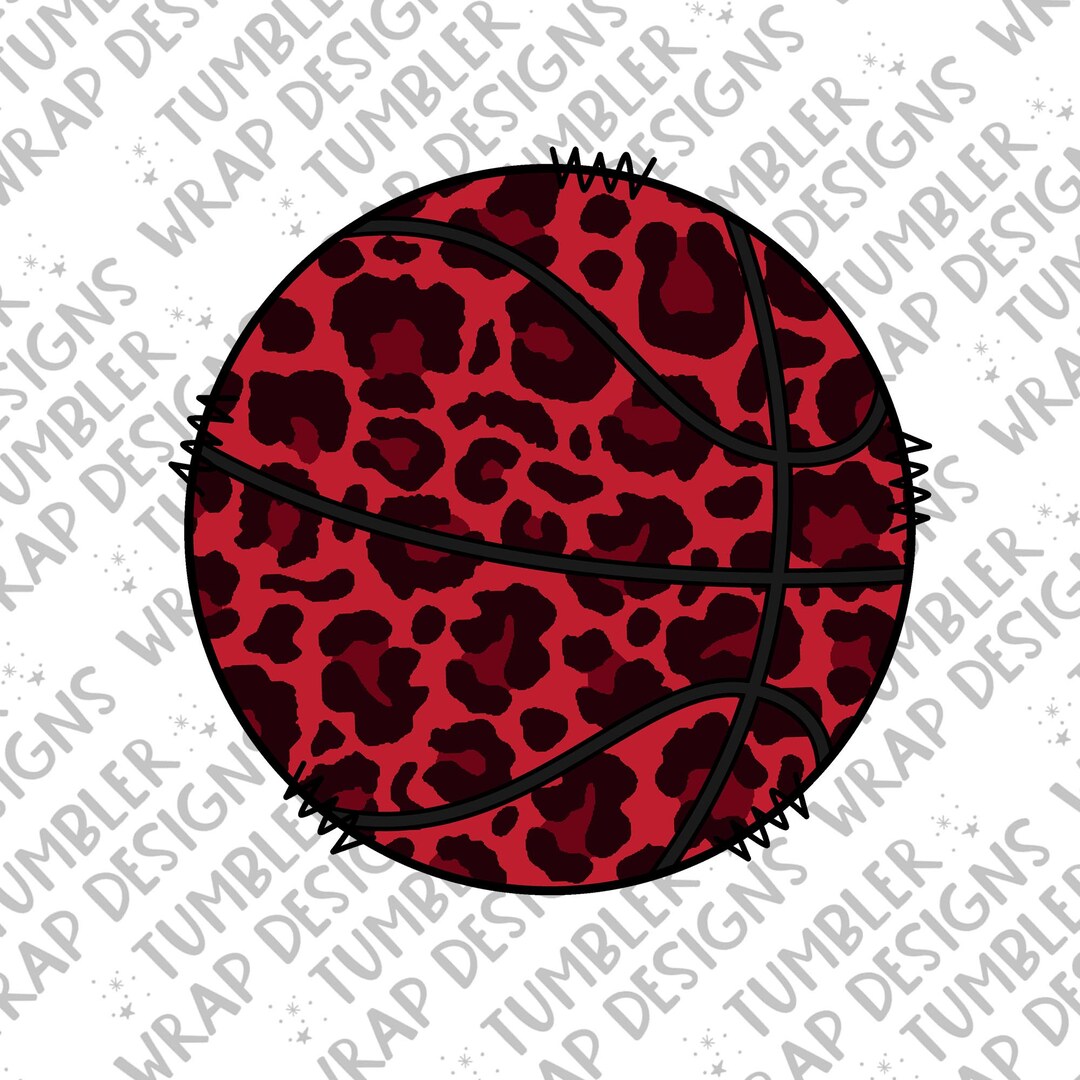 Leopard Print Basketball Sublimation PNG Design Animal Print - Etsy