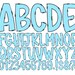 100 MEGA BUNDLE - Doodle Letters! 100 Solid Colours Uppercase ...