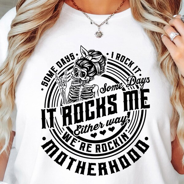 Some Days I Rock It Some Days It Rocks Me Svg - Etsy