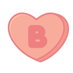 Candy Heart Alphabet, Love Heart Alphabet, Love Alphabet PNG, Entire ...