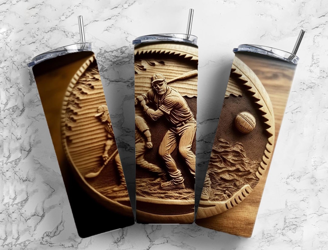 Diseños de vasos de sublimación de 20 oz de Softball Sport, vaso ...