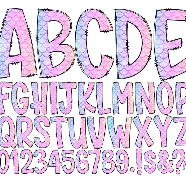 Mermaid Letters - Etsy Australia