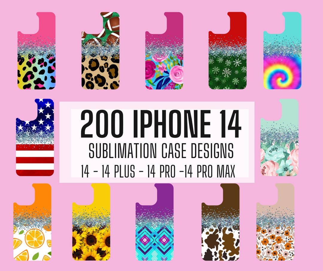 200 Glitter iPhone 14 Sublimation Design, 14, 14 Mini, 14pro, 14pro Max ...